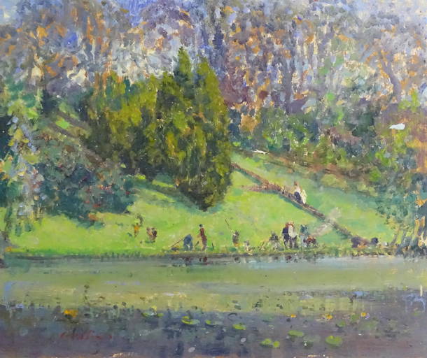 Geoffrey Chatten (b. 1938), Norfolk School, Oil on (#1511) on Dec 31 ...