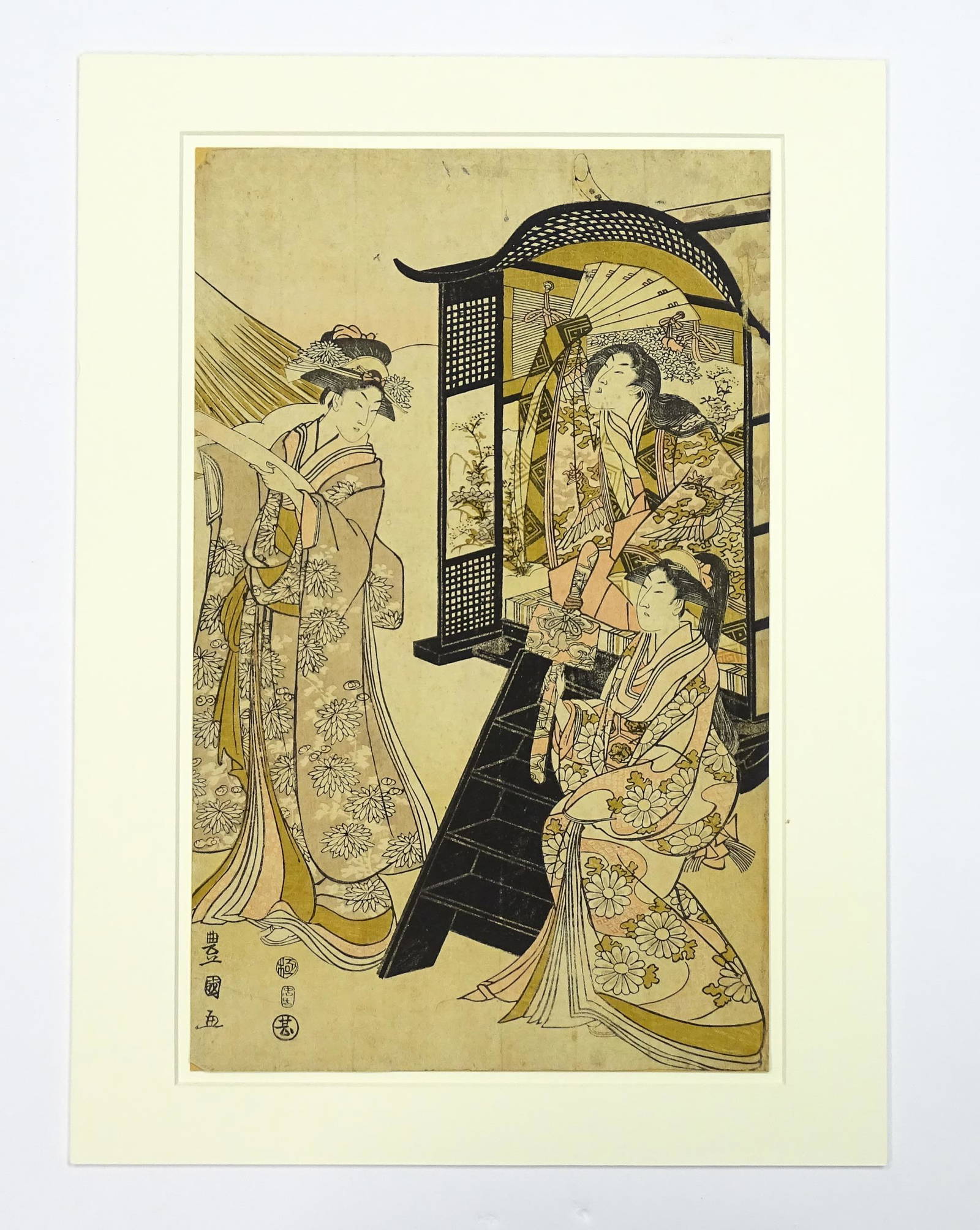 After Utagawa Toyokuni I (1769-1825), Japanese School, Woodblock Print ...