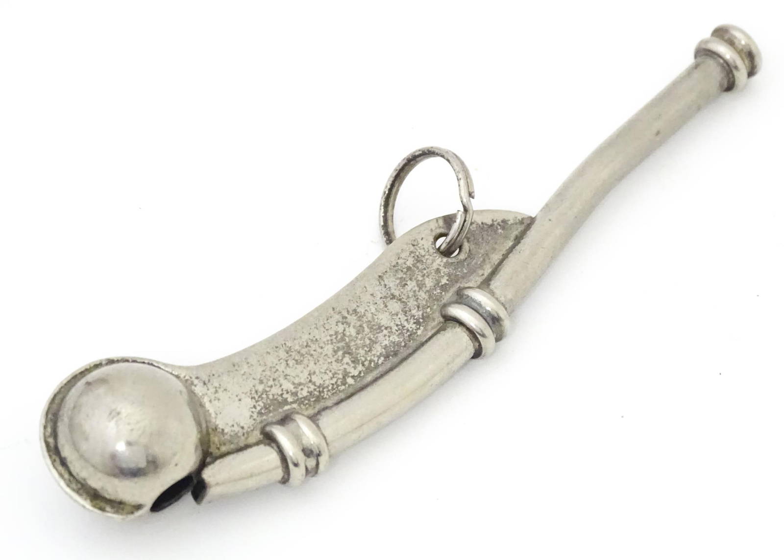 Militaria : A 20thc Steel Naval Bosun's Whistle. Approx. 4 1/2" Long ...