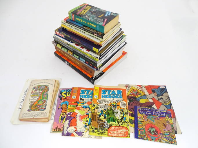 Books: A Quantity Of Assorted Books On The Subject Of Comics Etc. To ...