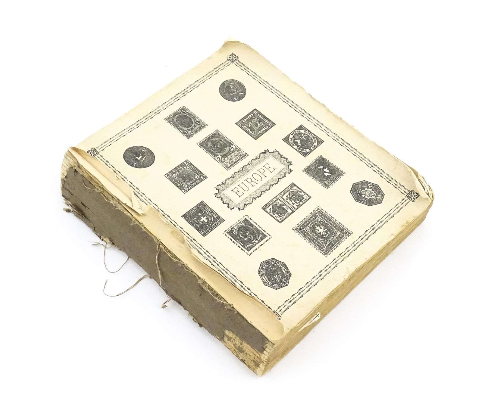 An Early 20thc Postage Stamp Album, Containing Numerous Affixed ...