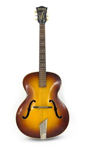 Musical Instrument : A Hofner Congress Archtop Acoustic Guitar, Serial ...