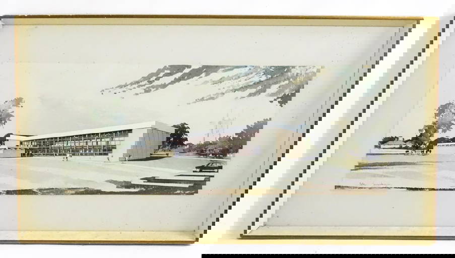 Peter Sainsbury, 20th Century, Watercolour, An Architectural Study Of A ...