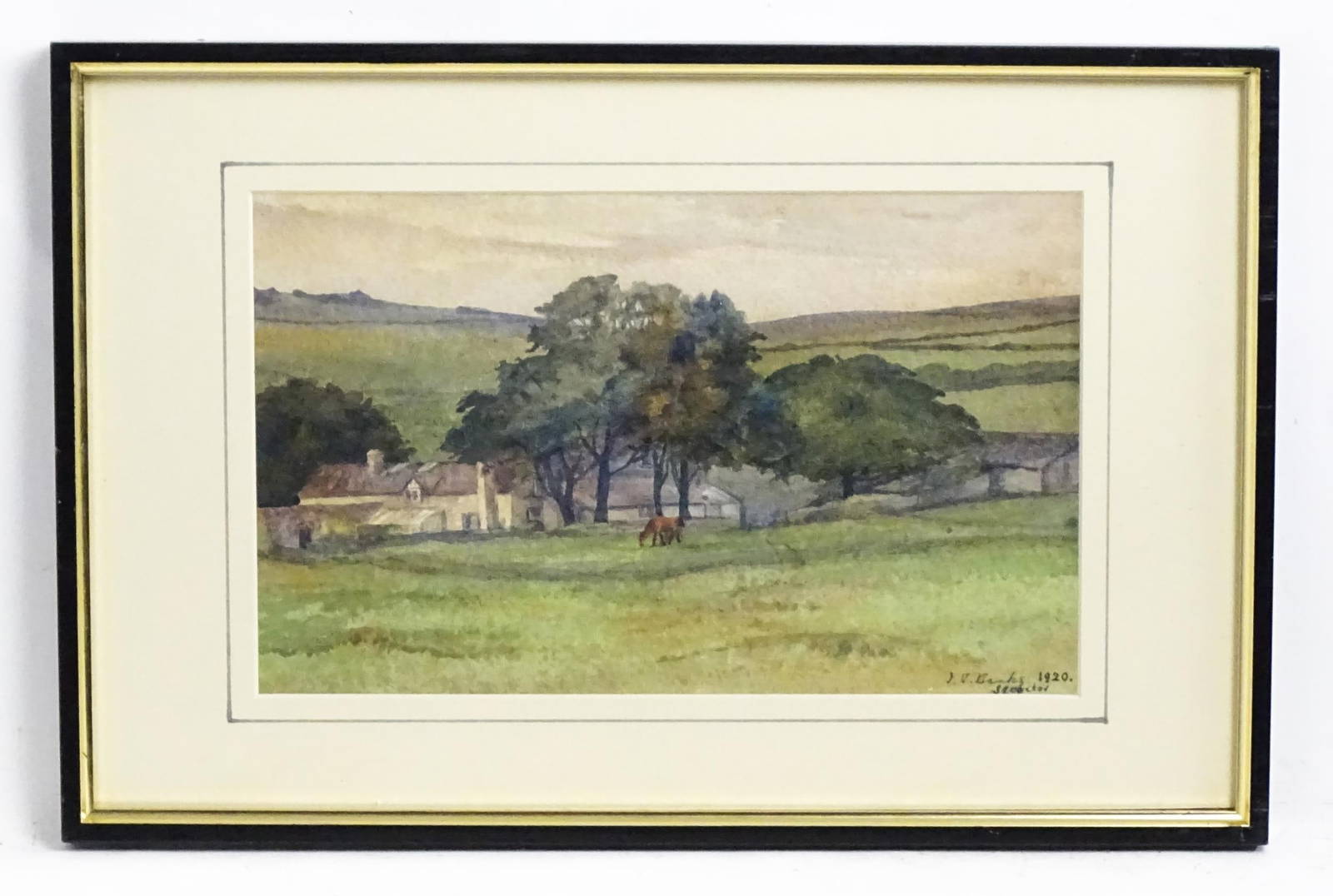Isabel Violet Banks, Early 20th Century, Watercolour, Scobitor Farm ...