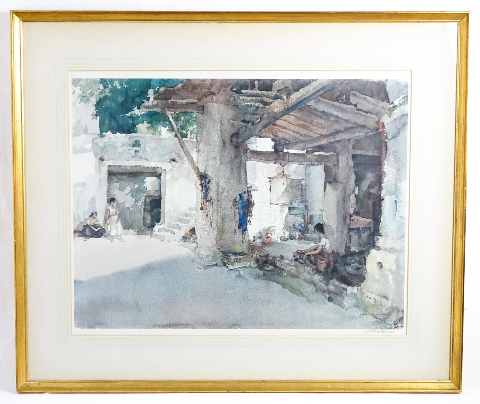 After Sir William Russell Flint (1880-1969), Lithograph, Conversation ...