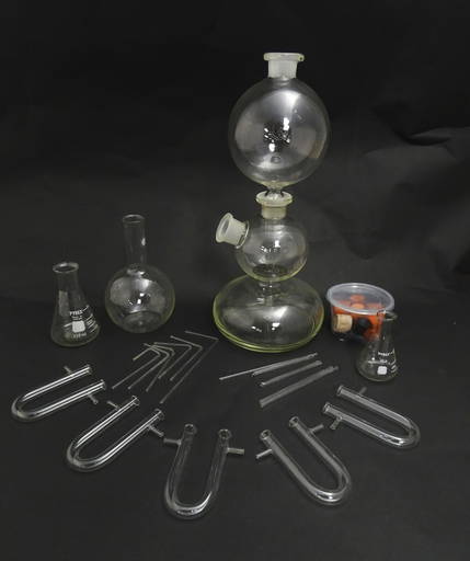 A Quantity Of Glass Chemistry Apparatus To Include A Kipp Generator ...