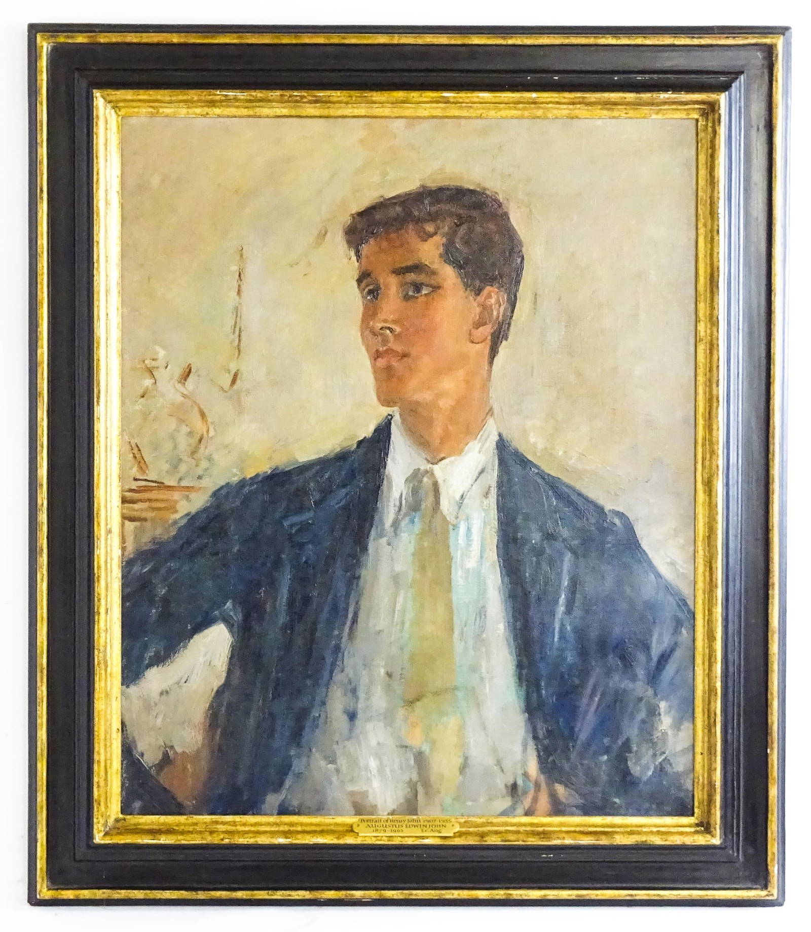 Augustus Edwin John (1879-1961), Oil On Canvas, A Portrait Of Henry ...