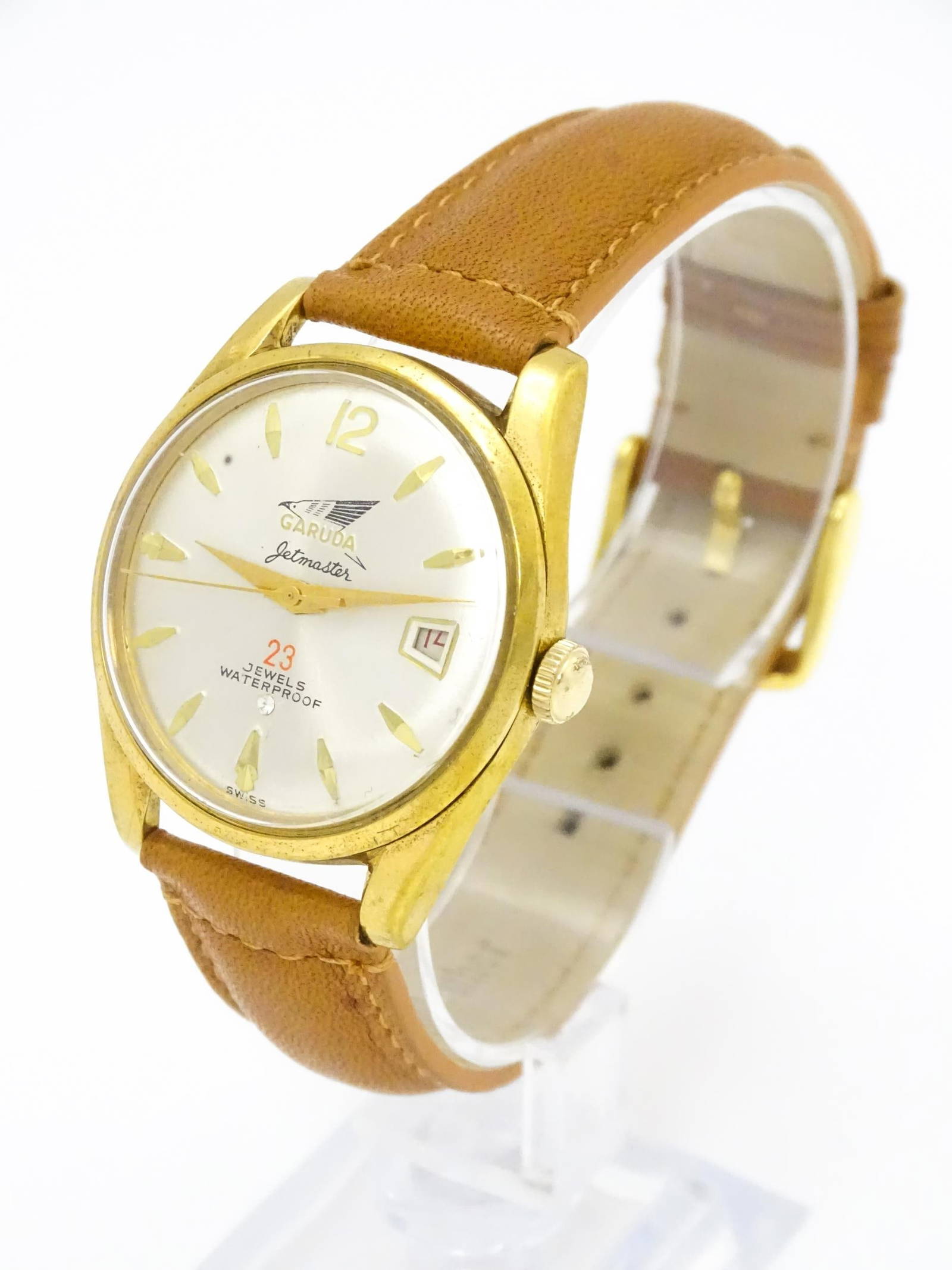 A Garuda Jetmaster Gentlemens Automatic Wristwatch, The Dial With Date ...
