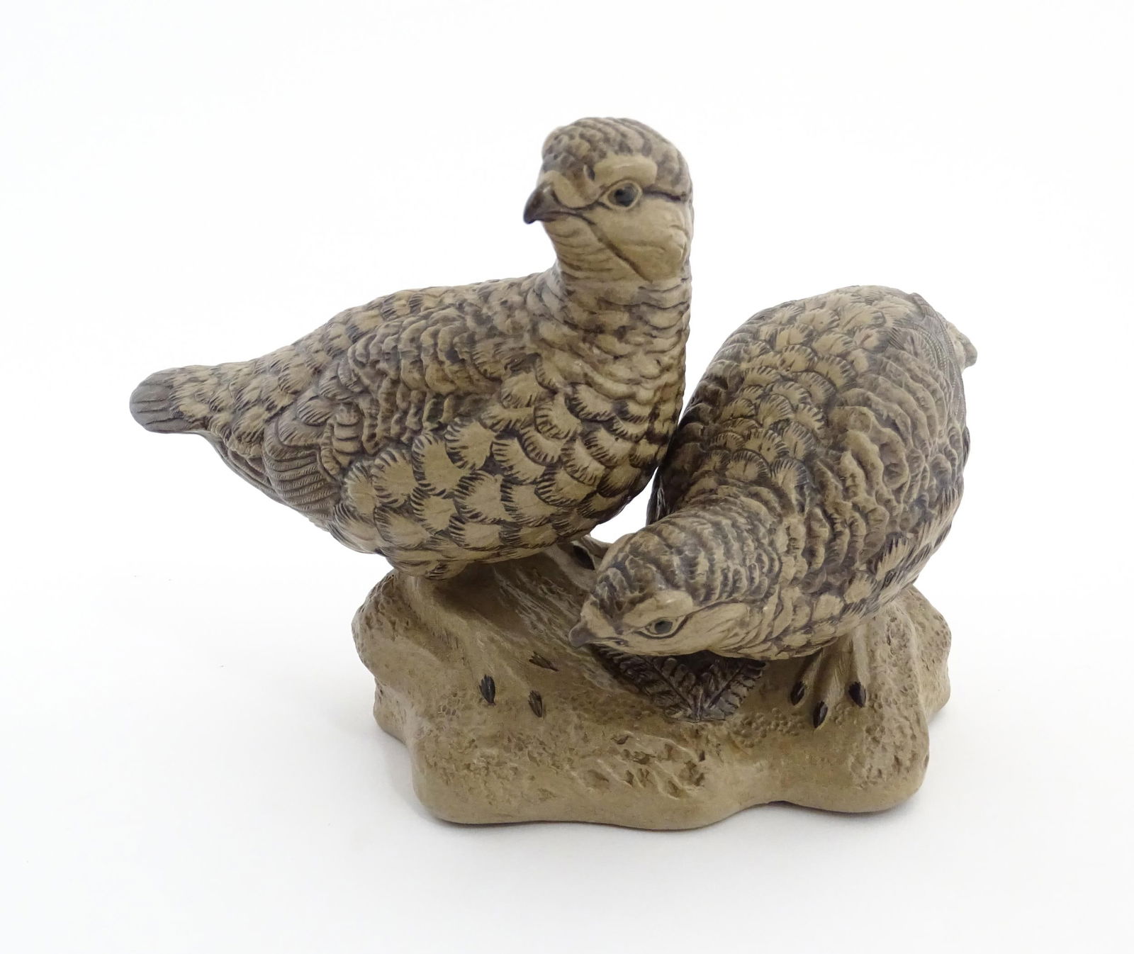 A Poole Pottery Limited Edition Stoneware Model Of Grouse Modelled By ...