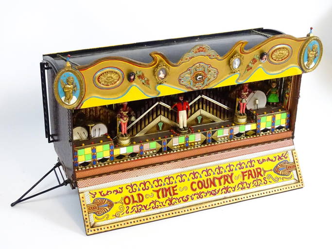 A 20thc Scale Model Musical Automaton Calliope Funfair / Fairground ...