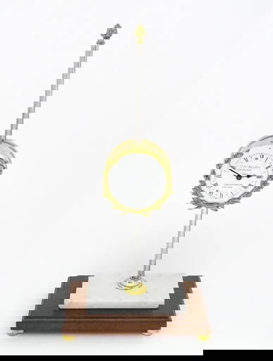 A 20thc Gravity Rack Clock, The Dial Signed T. W. Bazeley, Clockmaker ...