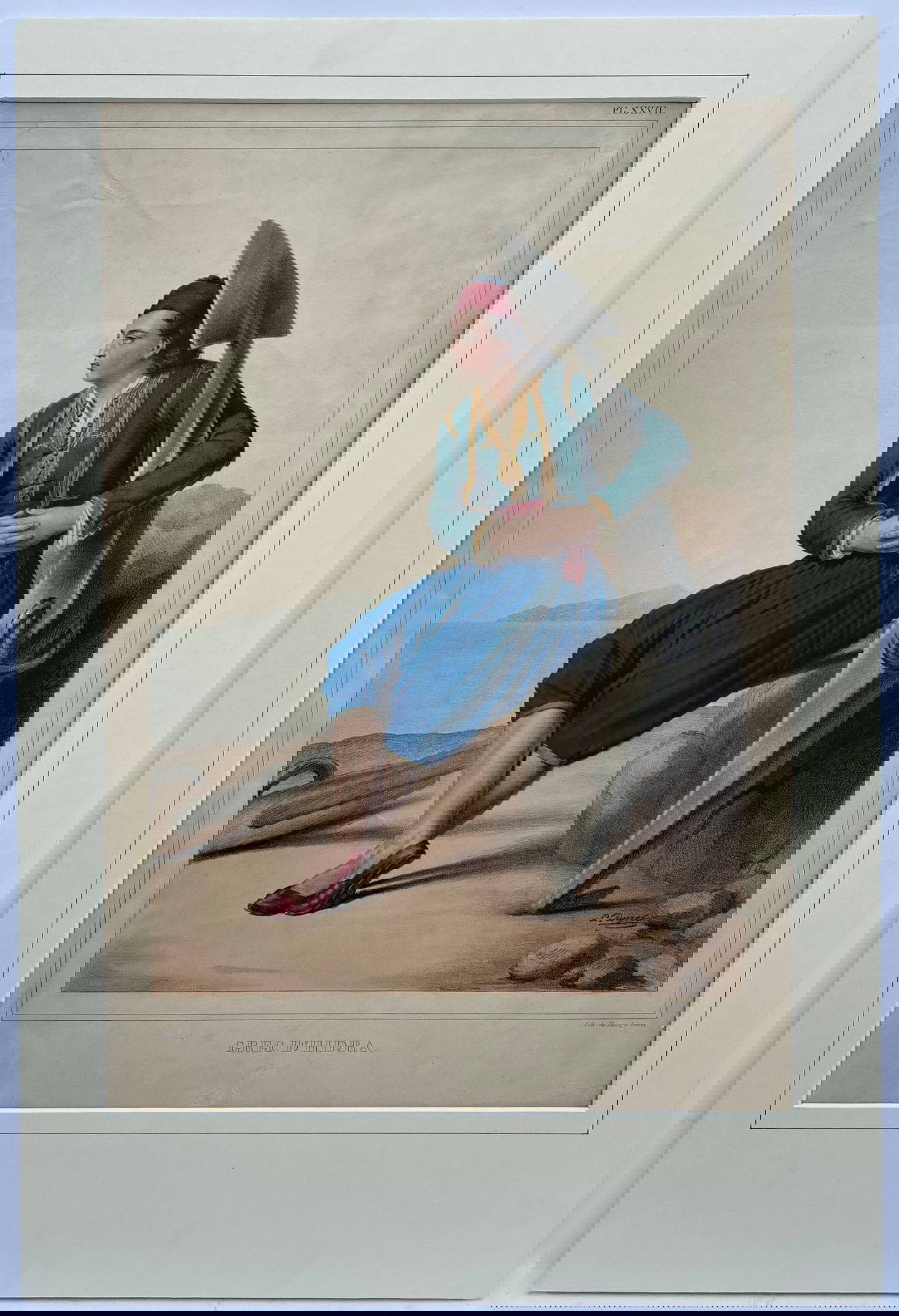 Louis Dupre (1789-1837), Original Lithograph Hand Coloured With ...