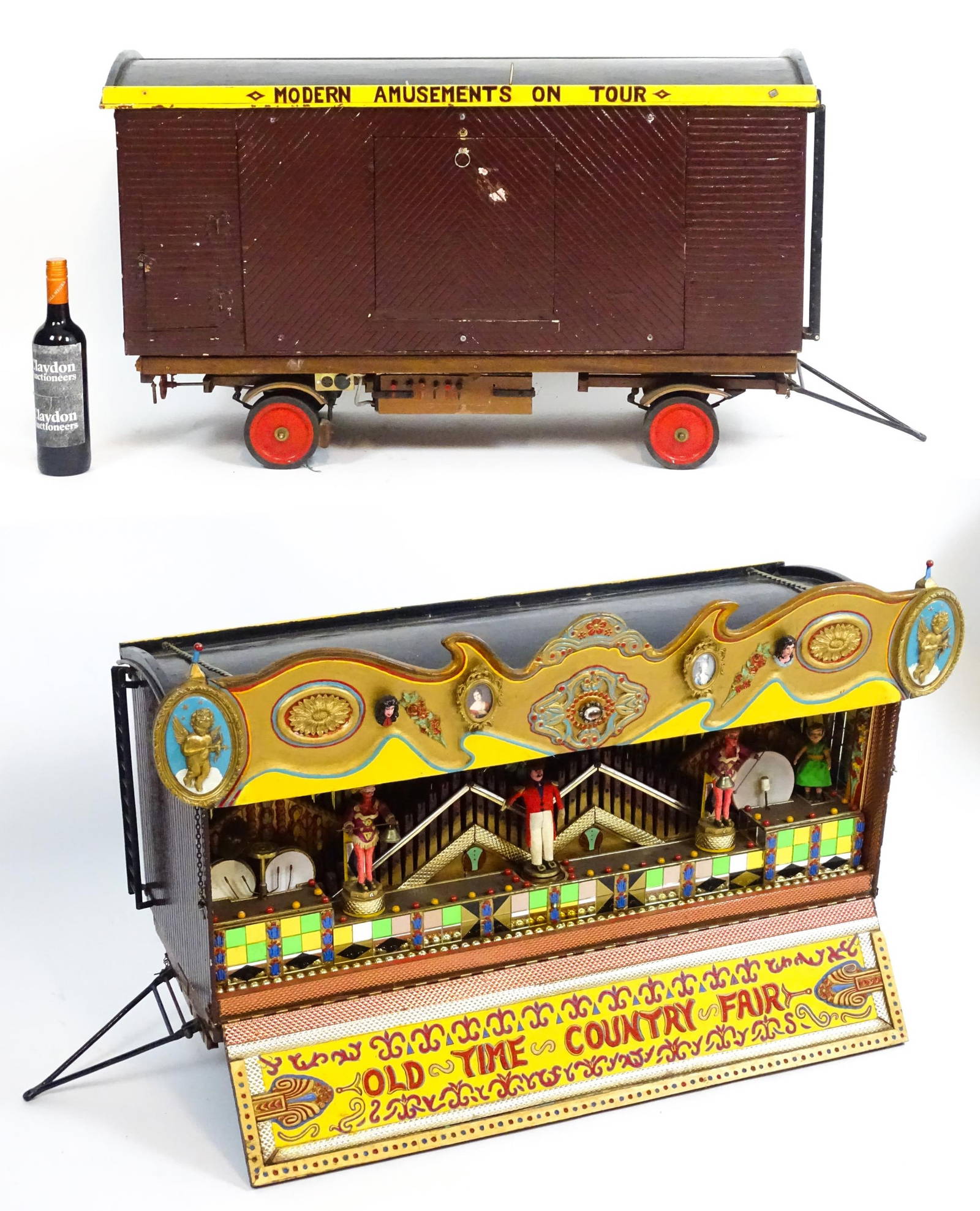 A 20thc Scale Model Musical Automaton Calliope Funfair / Fairground ...