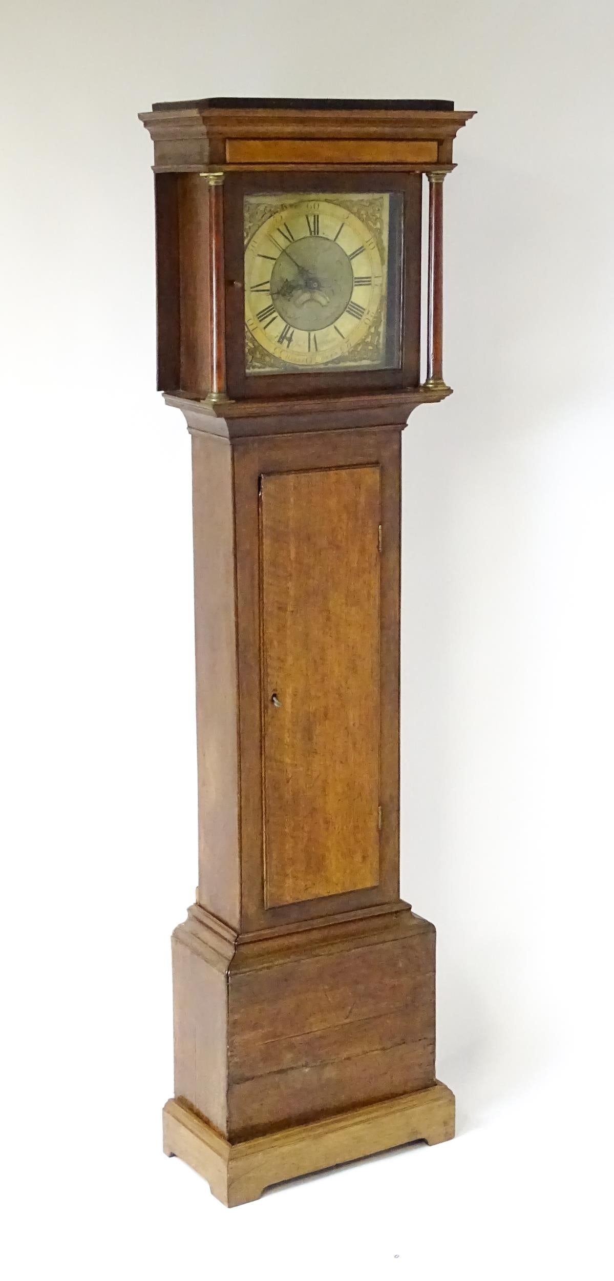 John Adams Halesowen - An 18thc 30 Hour Oak Cased Longcase Clock The ...