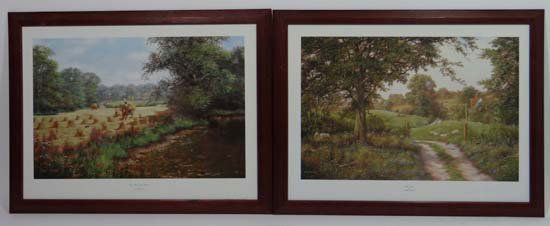 Farming Bygones: After Ronald Beaton 2 coloured prints : Lot 0176