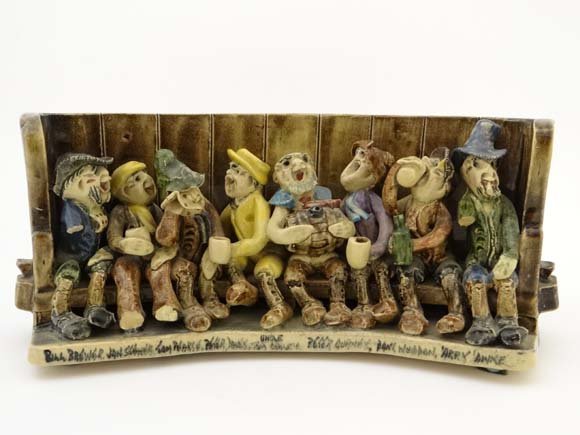 A Will Young Widecombe pottery figure group with figure - Oct 05, 2013 ...