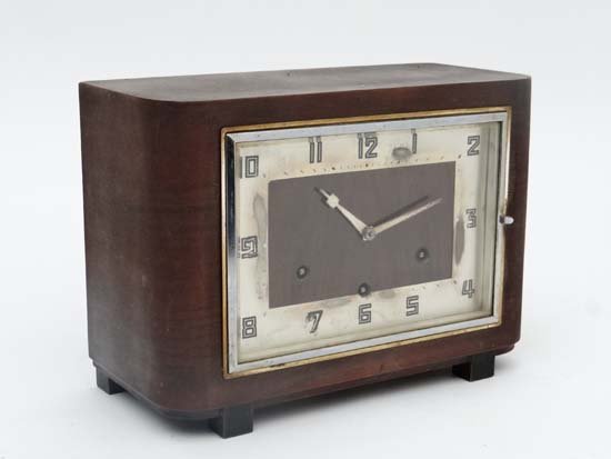 Art Deco 3 Train mantle clock : HAC Westminster musical