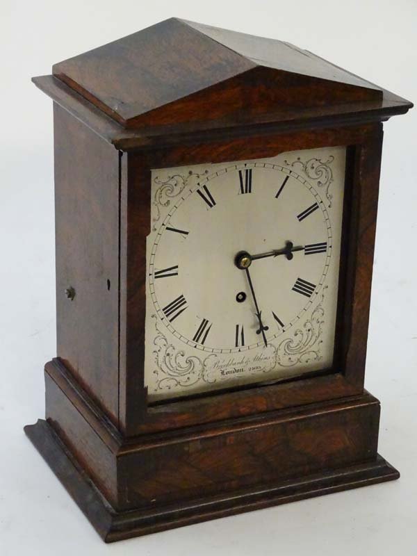 Bracket Clock : ' Brockbank & Atkins London , 2160 ' a