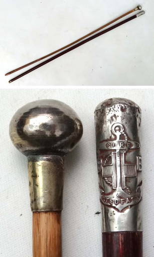 Militaria : A Boys' Brigade Swagger Stick , 26" Wooden