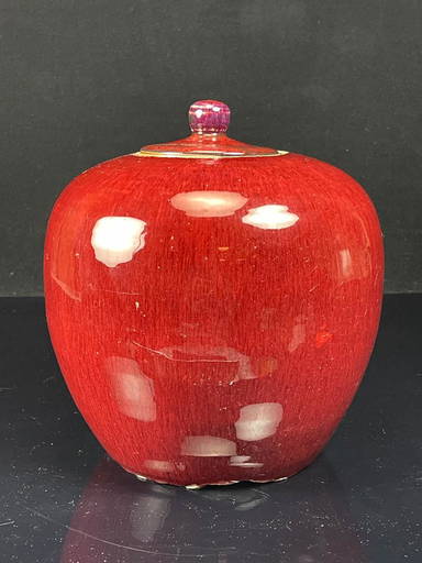 Chinese Flambe Porcelain Jar with Cover - Sep 14, 2021 | Stallion Hill ...