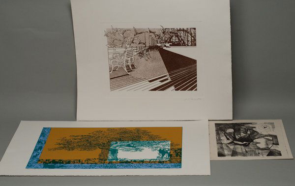 187: Jack Perlmutter, (1920-2006), Three Prints to Incl