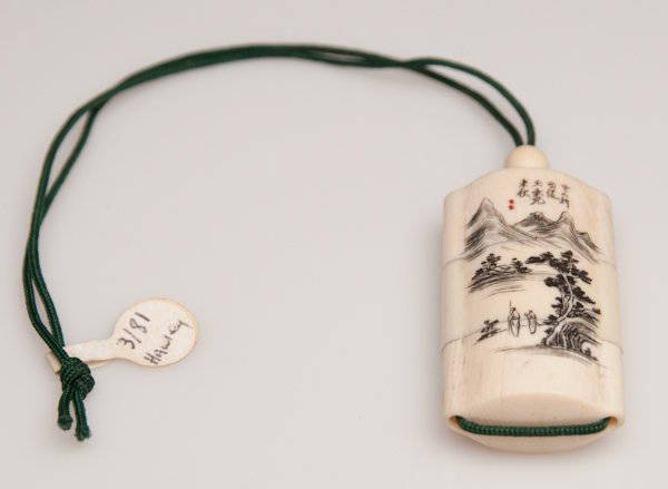 Japanese Ivory Three Section Inro