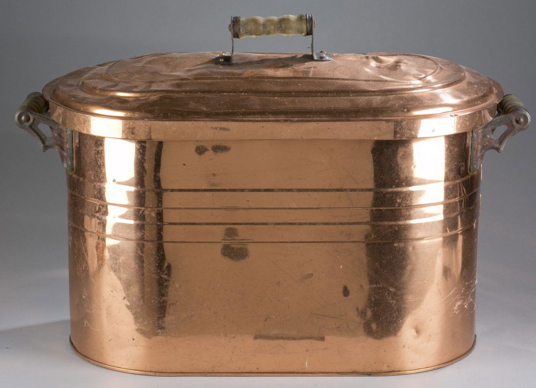 Large Copper Boiling Pot with Handled Lid - Apr 20, 2013 | Quinn's ...