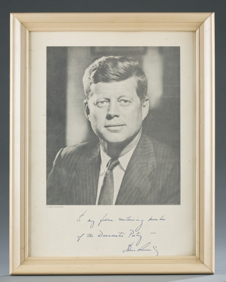 John F. Kennedy Picture and Signature
