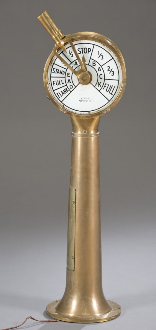 Brass Bendix Ship Throttle