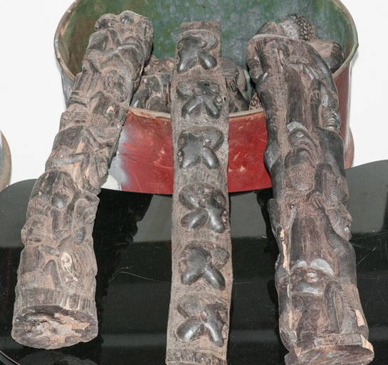 13 Pieces Of Makonde Carvings, Various Sizes And
