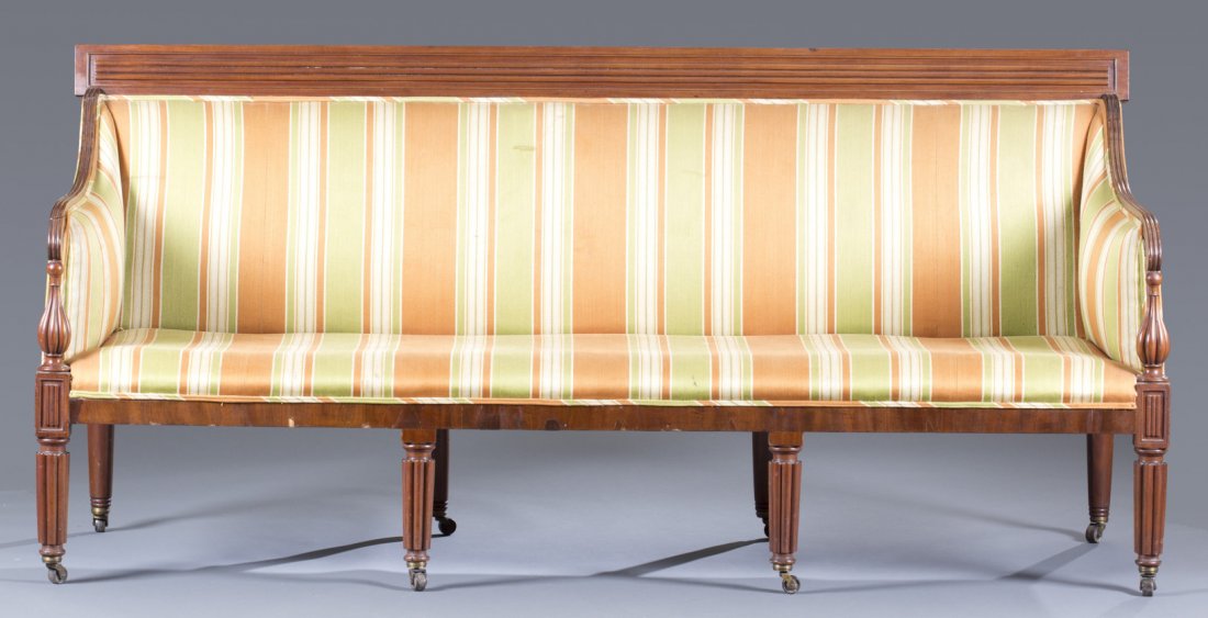 Biggs Reproduction Sheraton Style Sofa