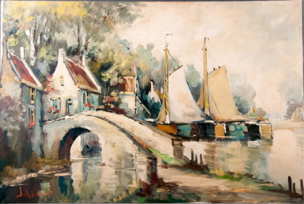 J. Roland, Untitled Landscape