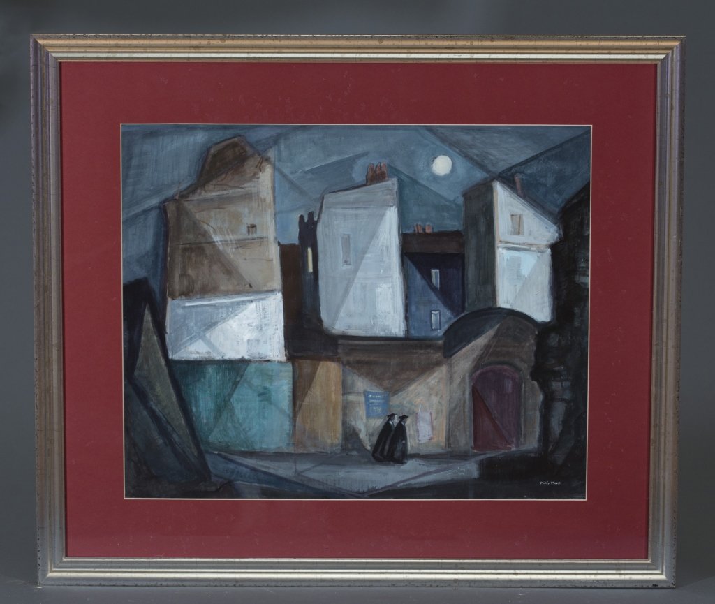 Philip Moose, Untitled Nightscape - Jun 23, 2014 | Quinn's Auction ...