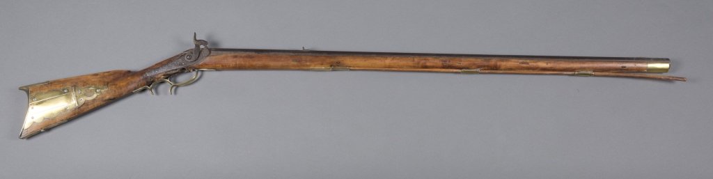 19th c. Virginia Long Rifle - Jul 28, 2014 | Quinn's Auction Galleries ...