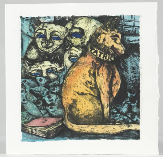 Juli Haas (australia, 1952 2014) Cat Card.