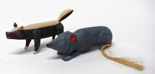 Two Mexican Folk Art Jimenez Family Animalitos. - Nov 11, 2016 | Quinn ...