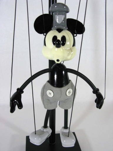 Bob Baker Ltd Ed Steamboat Willie Mickey Marionette