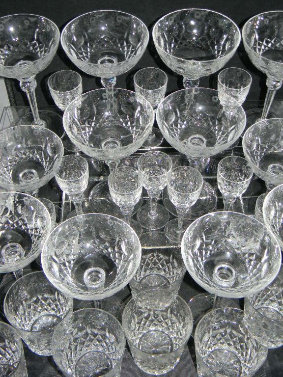 34 Rogaska Gallia Crystal Champagne, Cordial Glass