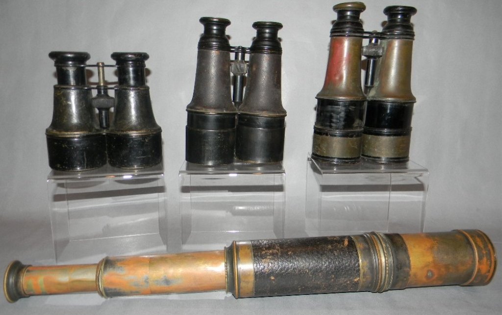 E. VION PARIS, FRANCE TELESCOPE BARDOU BINOCULARS