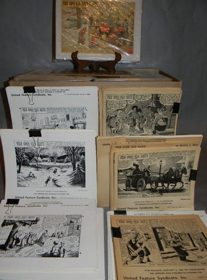 ILLUSTRATOR ERWIN L. HESS CARTOONS GOOD OLD DAYS - Oct 12, 2014 | Rare ...