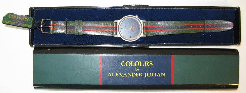 Colours Alexander Julian Watch C. 1985