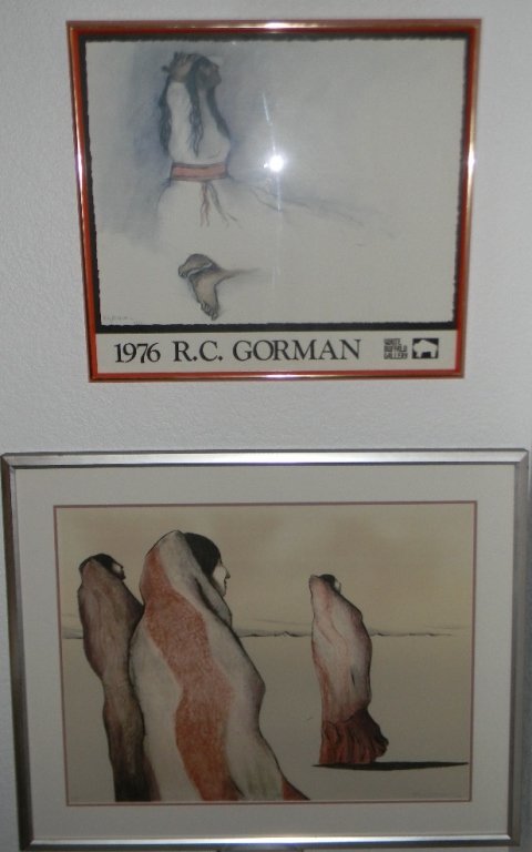 2 @ RC GORMAN HAND-SIGNED AP LITHOGRAPHS