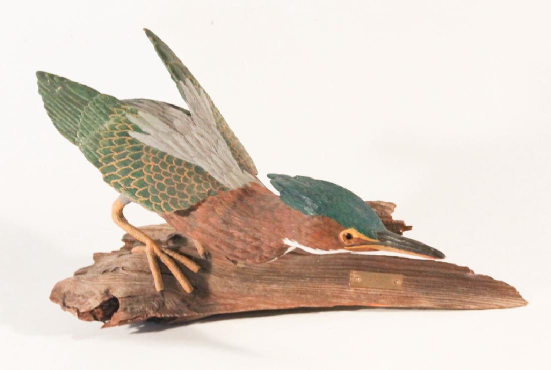 M.W. Davis Carving of Green Heron - Sep 23, 2017 | Wooten & Wooten ...