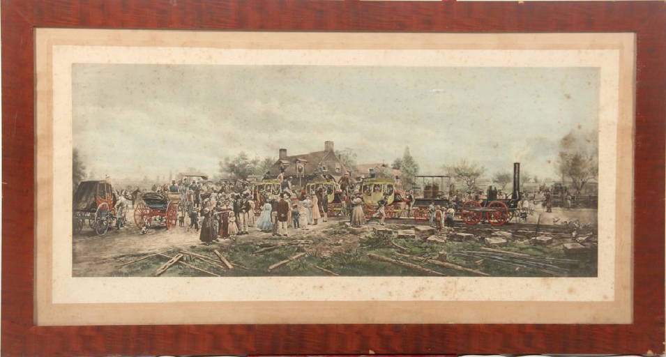 Chronolith Print After E.l. Henry