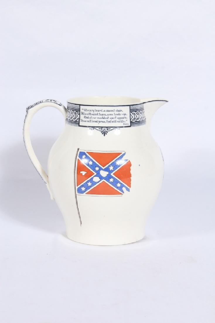 Very Important Wedgwood Confederate Pitcher