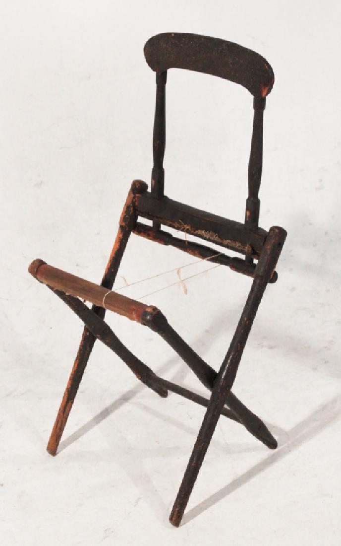 Civil War Folding Field or Campaign Chair