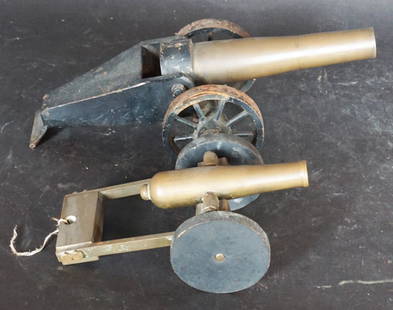 Brass Signal Cannon On Stand