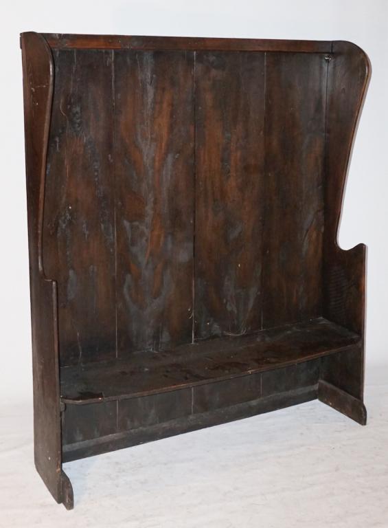 Early English High Back Hall Bench or Settle - Mar 14, 2020 | Wooten ...