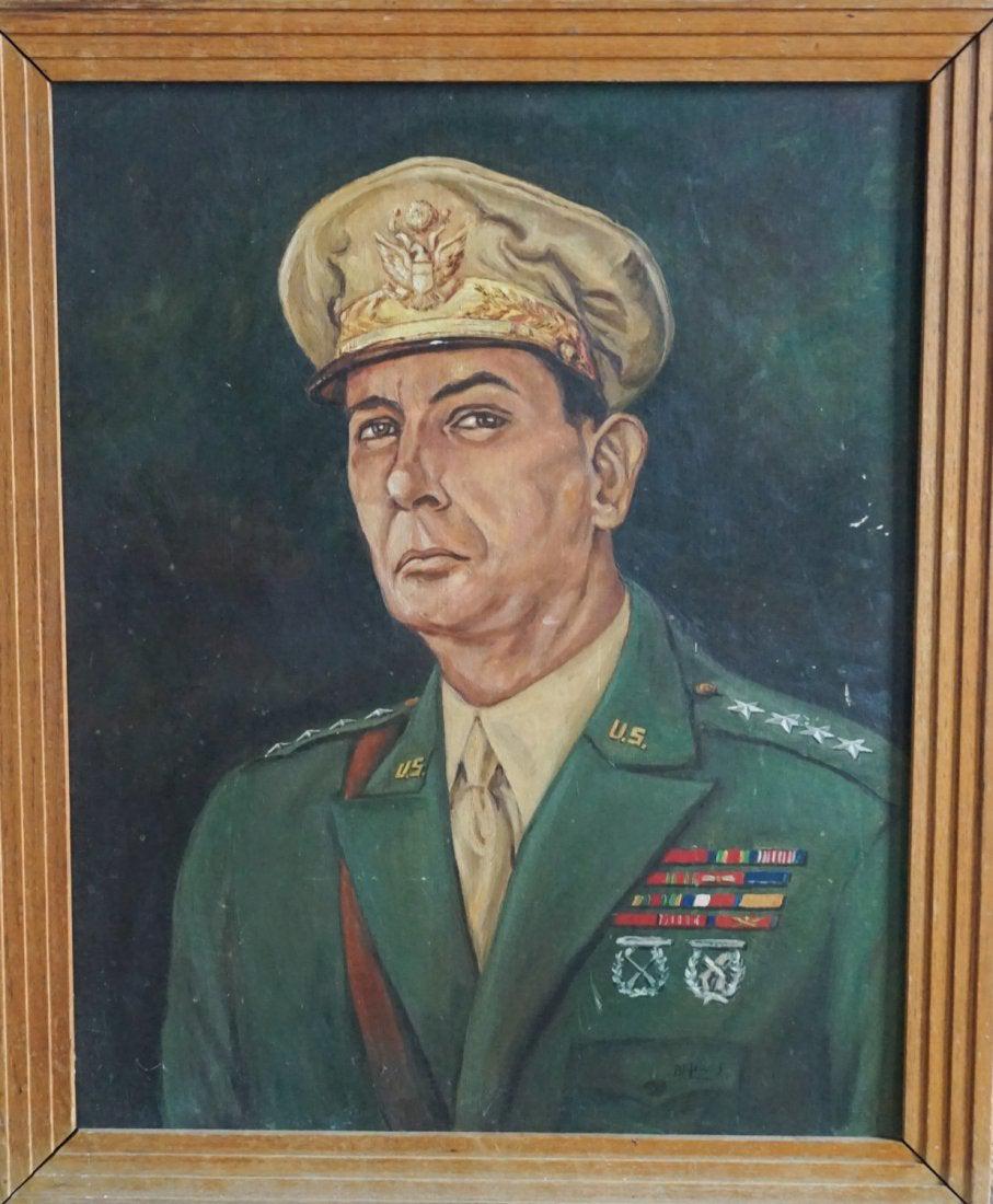 Wpa Portrait Of General Douglas Macarthur Wwii