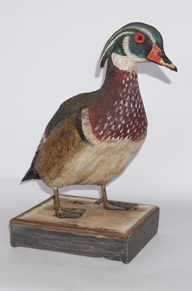 Well Carved Vintage Wood Duck Folk Art Caring - Sep 19, 2020 | Wooten ...